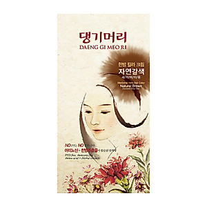 Daeng Gi Meo Ri – Korean Herbal Hair Dye Color Cream [Natural Brown] - PPD-Free Gray Coverage, Hair Protection, High-Keratin Formula, 5 Oz