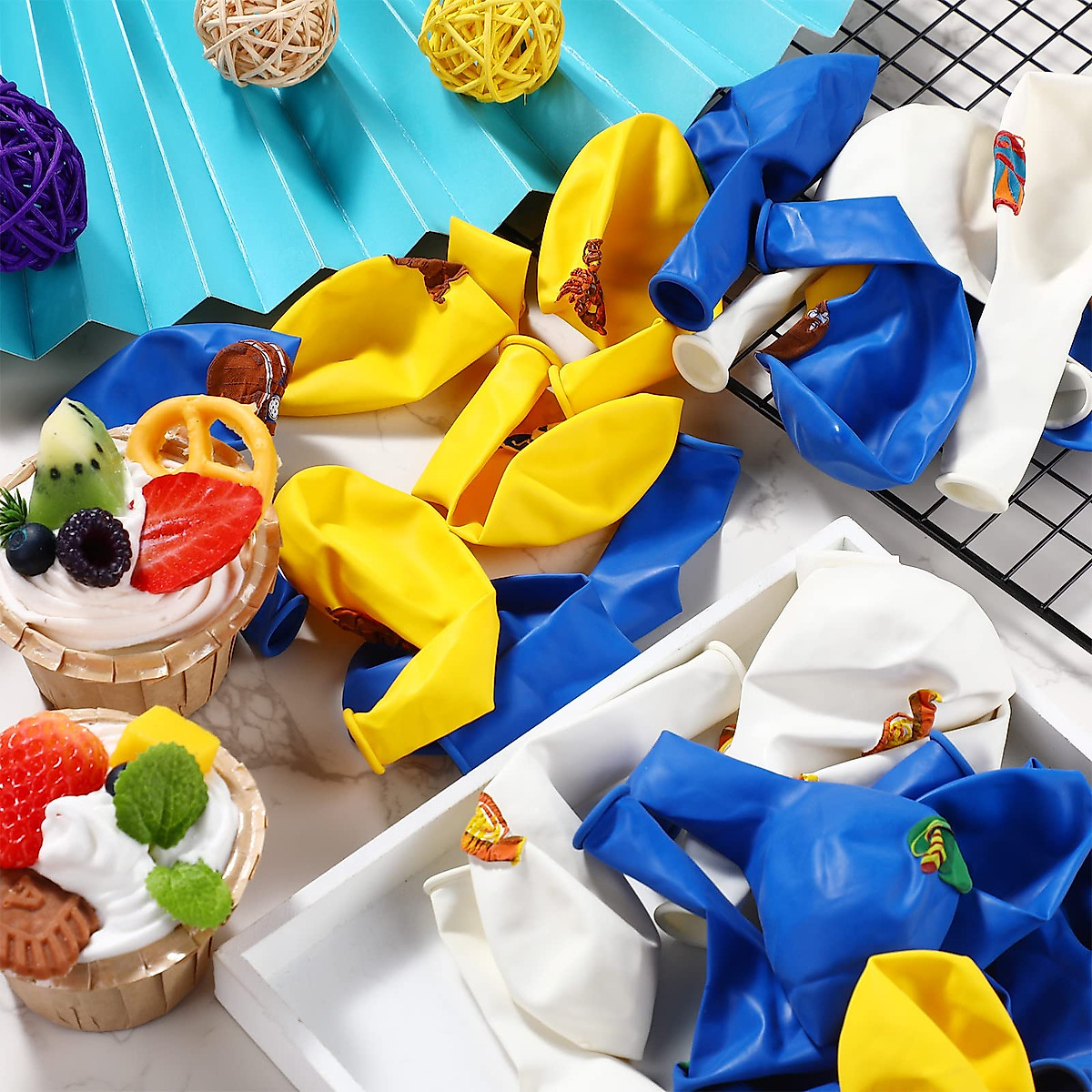 45 Pcs Oktoberfest Balloons Oktoberfest Party Decoration Oktoberfest Latex Balloons Beer Festival Balloons Pretzel Balloon Photo Props Latex Balloon for Oktoberfest Decor Bavarian Theme Party Supplies