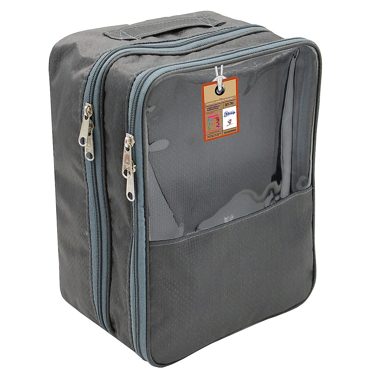 atorakushon® Shoe Bag Travel Organizer Pouch Waterproof Portable Storage Organizer Shoe Pouch Shoe Bag Cover Grey