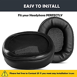 HTINDUSTRY Supreme Comfort Replacement Ear Pads Cushion,Headphone Earpads Compatible with Srhythm NC75 Pro NC 75 Headphones