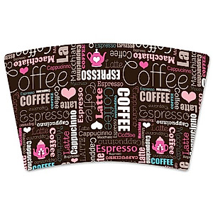 Mugzie Coffee Montage "Mini" Travel Mug with Insulated Wetsuit Cover, 12 oz, Black