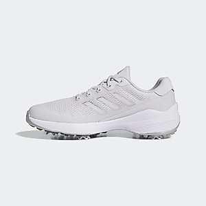 adidas Men's ZG23 Vent Golf Shoes, Dash Grey/Footwear White/Silver Metallic, 10.5