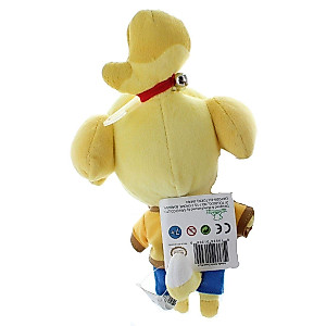 Little Buddy USA Animal Crossing New Leaf Smiling Isabelle/Shizue 8"" Plush, Multi-Colored, 6""" (1309)