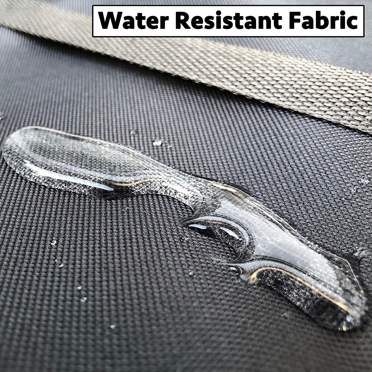 ALPINE HARDWARE Outdoor Window AC Covers [Window Air Conditioner Protection Cover] (Black, 19" H x 27" W x 25" D)