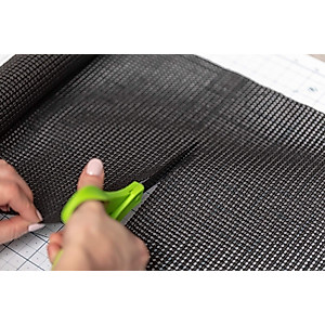 Duck Non-Adhesive Shelf Liner Select Grip EasyLiner, 12-inch x 20 Feet, Black