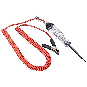 S&G Tool Aid 27300 Heavy Duty Circuit Tester with 12' Retractable Wire and Battery Clip