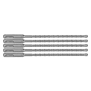 Impact Drill Bits, High Hardness Easy Installation Good Compatibility Wear Resistant 5PCS Rotary Hammer Drill Bit Set for Concrete Brick Stone (6mm)