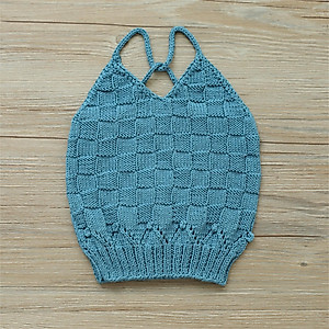 Lerchiyar Fine Weight Knitted and Crocheted Cotton Yarn, 100% Long Staple Cotton Yarn, Baby Sports, 2 Packages of 100g/3.52oz (Per Skein 50g/162yards) - Blue Shadow