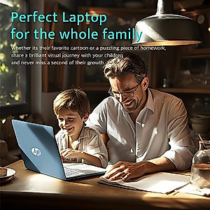 HP 2022 15.6" FHD Laptop, AMD Ryzen 5-5500U Processor, AMD Radeon Graphics, 32GB RAM, 2TB PCIe SSD, HD Webcam, Bluetooth, Wi-fi, Win 11, Blue, 32GB SnowBell USB Card