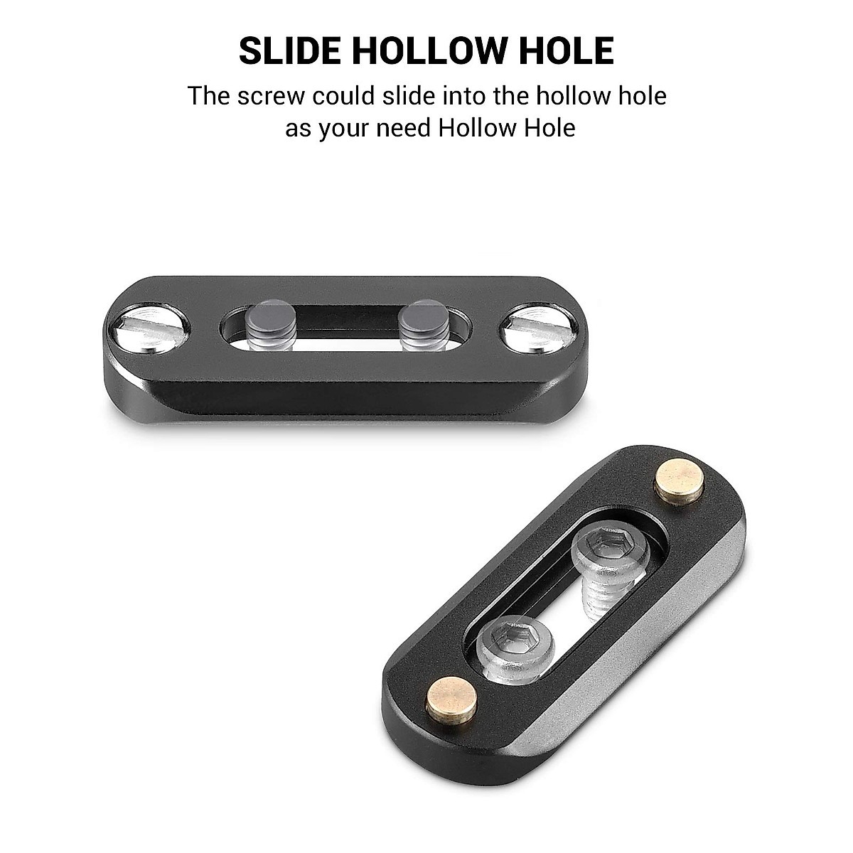 SmallRig Mini NATO Rail, Anti-Off Quick Release NATO Rail, Thickness 6mm, Length 48mm for NATO Handle, Camera Cage - 2172