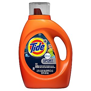Tide Tide Plus Febreze Sport Odor Defense HE Turbo Clean Liquid Laundry Detergent, 92 fl oz 59 Loads, 92 Fl Oz