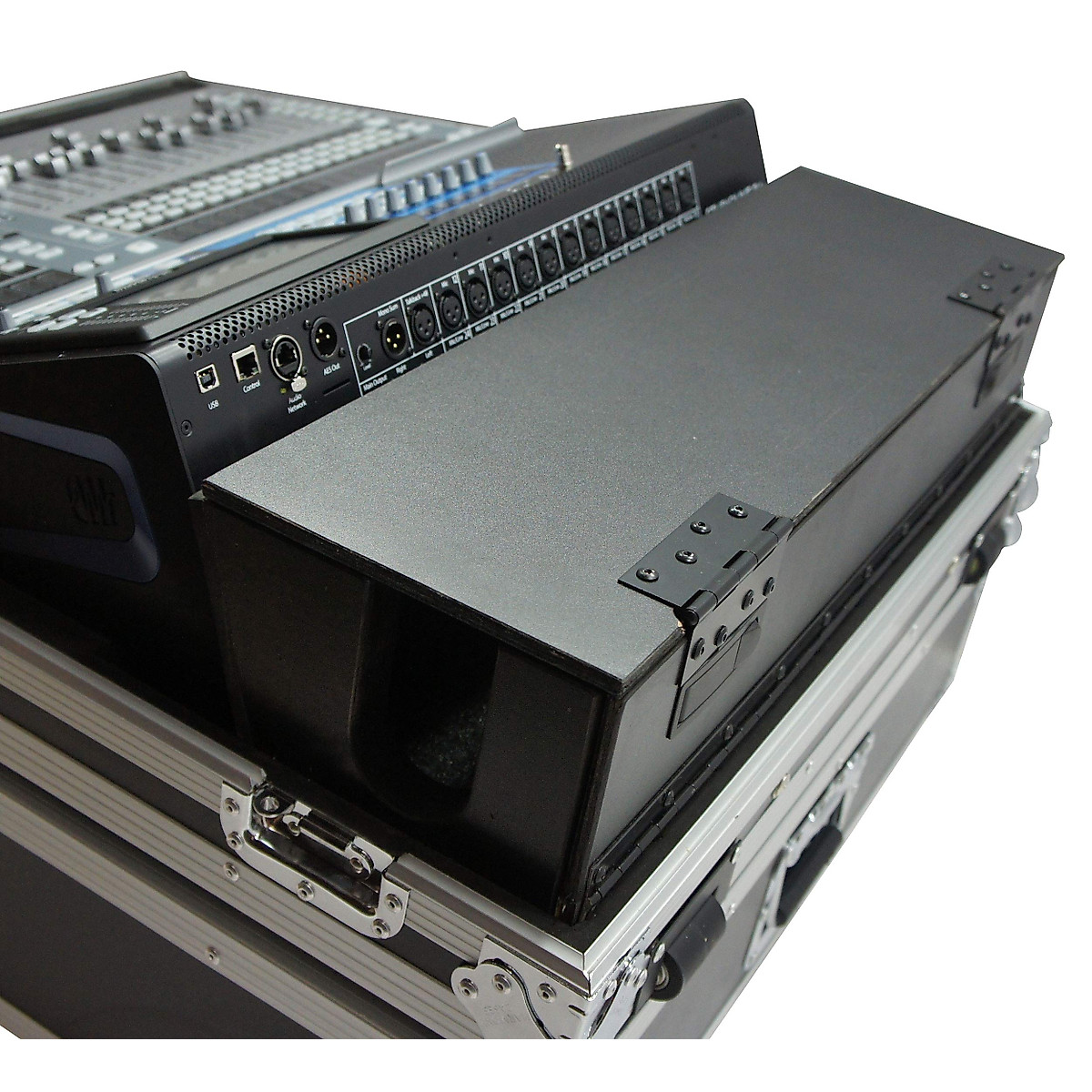 Harmony Audio HCPRE2442DHW Flight Dog House Road Case Compatible with Presonus StudioLive 24 Mixer