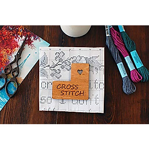 Needle minder for cross stitch Pattern Helper 2 in 1 Needle keeper magnetic cross stitch Marker Embroidery Pattern Keeper Embroidery Chart Holder needle minder for embroidery pattern holder magnetic