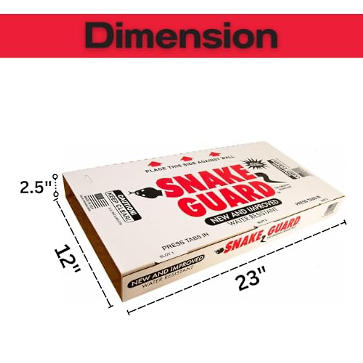 Snake Guard® Snake Trap by Wildlife Control Supplies – Weather Resistant Zero Contact Snare – Safe & Effective - for Commercial & Residential Use – Great for Basements, Garages & Sheds