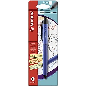 Retractable Gel Rollerball - STABILO PALETTE - Blue