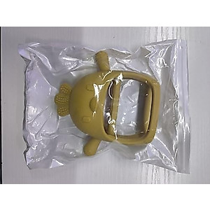 AIXMEET Baby Teething Toys,Silicone Baby Teether for Babies 0-6 Months, Mitten Teething Toy for Soothing Sore Gums, Never Drop Infant Hand Teether,Baby Chew Toys for Sucking Needs,Yellow