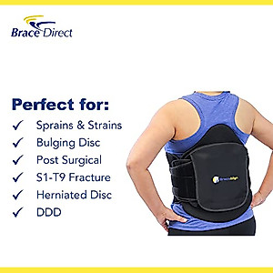Brace Align VertebrAlign LSO Medical Back Brace L0650 L0637 - Pain Relief and Recovery from Herniated, Bulging, Slipped Disc, Sciatica, DDD, Spine Stenosis, Fractures and more