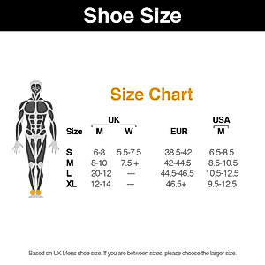 Ultimate Performance Ultimate Compression Elastic Ankle Support, X-large, Black/Blue