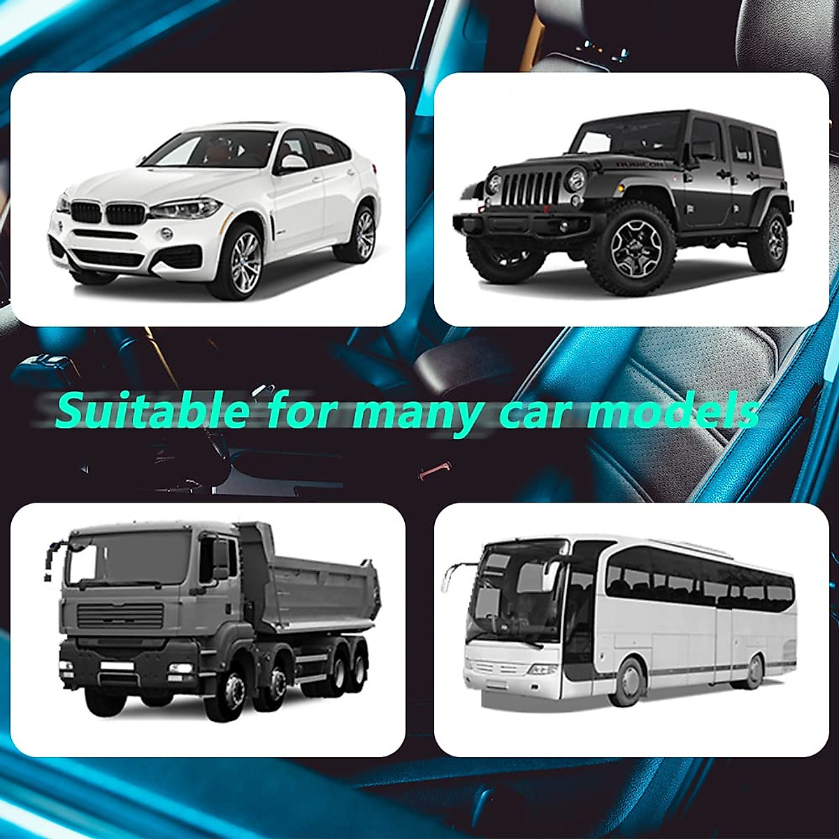 65W 4 Ports Car Fast Charging Charger Cigarette Lighter Adapter,with QC 3.0 15W&PD 20W&Type C Car Phone Charger for iPhone 14 13 12 Pro Max X Xs,S22 S21,iPad & Laptop (Black)