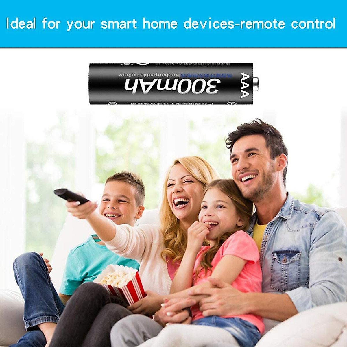 Tenbery Rechargeable Batteries AAA 300mAh 1.2v,16 Pack Ni-MH AAA Rechargeable Battery,1200 Cycle Triple A Rechargeable Batteries