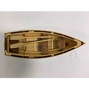 Midwest Dinghy Wooden Ship Model Building Kit for Adults DIY Woodcraft Self Assembly