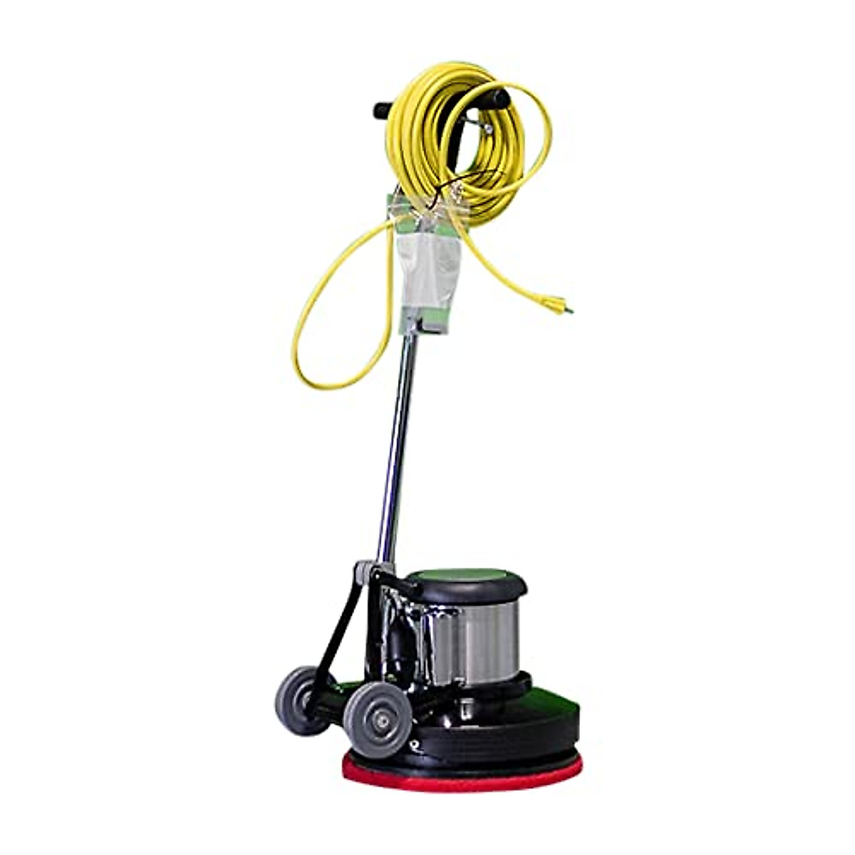USA-CLEAN X17SS Floor Scrubber Machine - 17 inch (432mm) Cleaning Path - Industrial Commercial Use, Walk-Behind, Plug-in Electric, Quiet, and Easy to Use