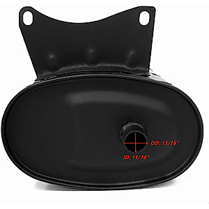 Exhaust Muffler For Predator For Champion For Duromax DuroMax For UST Kingcraft For All Power 5500W 6000W 6500W 7000W 7250W 7500W 8000W 8500W 9000W 420CC 11HP 13HP Non-Inverter Gas Generator