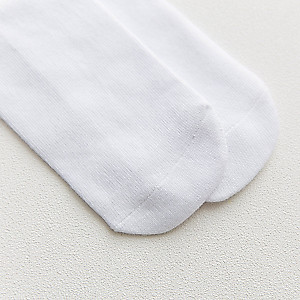 TOCONFFON Knee High Tube Socks for Boys, Girls, Baby, Toddler & Child 3 Pairs(Black Strips,13.5in/34cm(4-8Years))