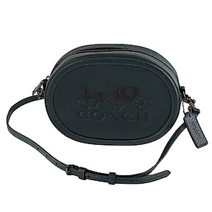 Coach Womens Camera Bag With Horse And Carriage (QB/Forest)