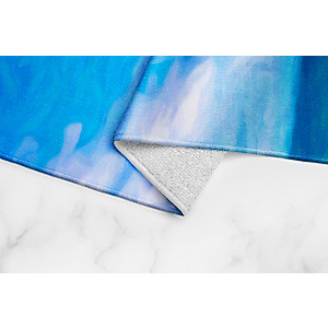 Ocean Horizon Hand Towel - Ocean View Kitchen Towel - Bathroom Hand Towel - Cotton Terry Cloth - 15"x25"