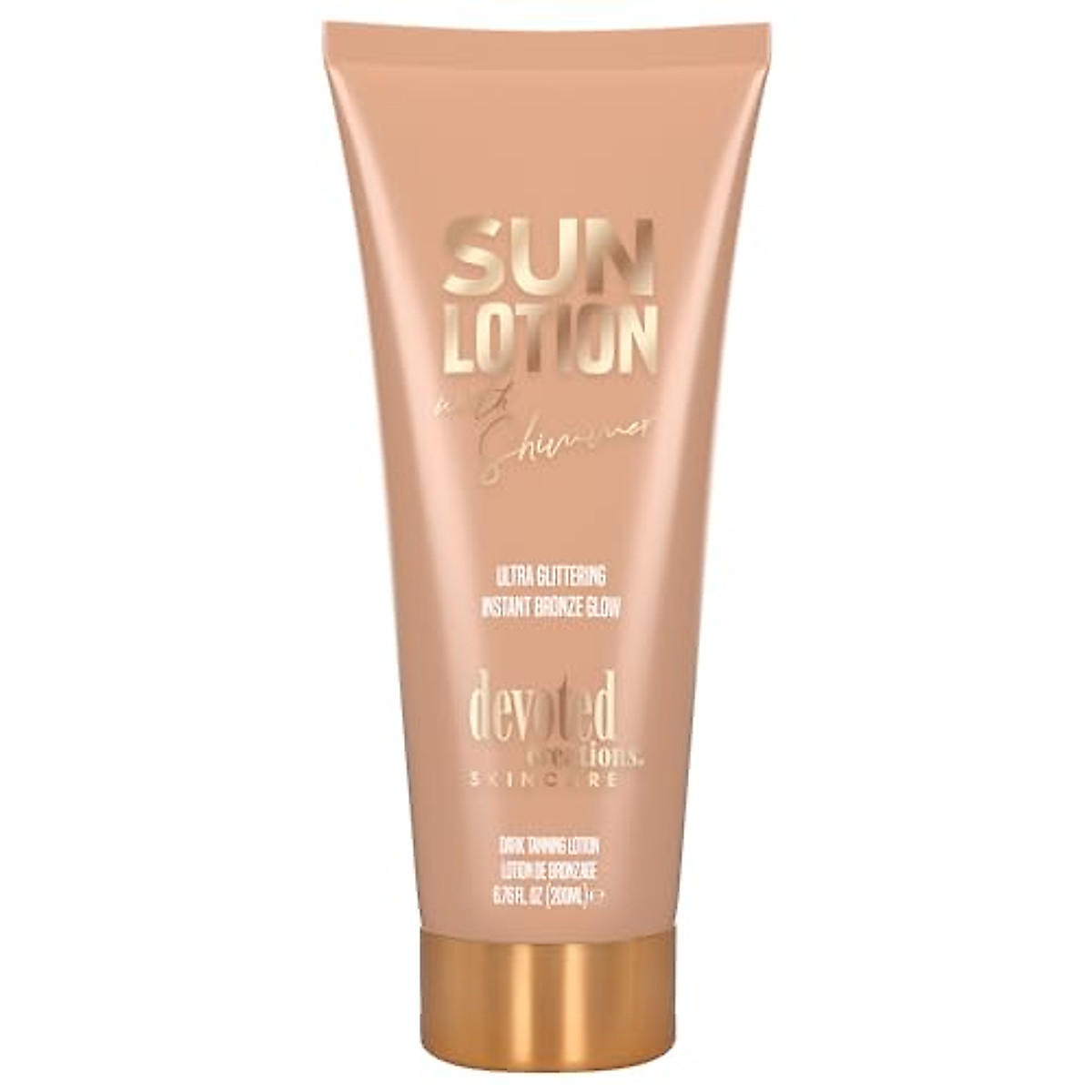 Sun Lotion with Shimmer Ultra Glittering and Instant Bronze 6.76 oz.