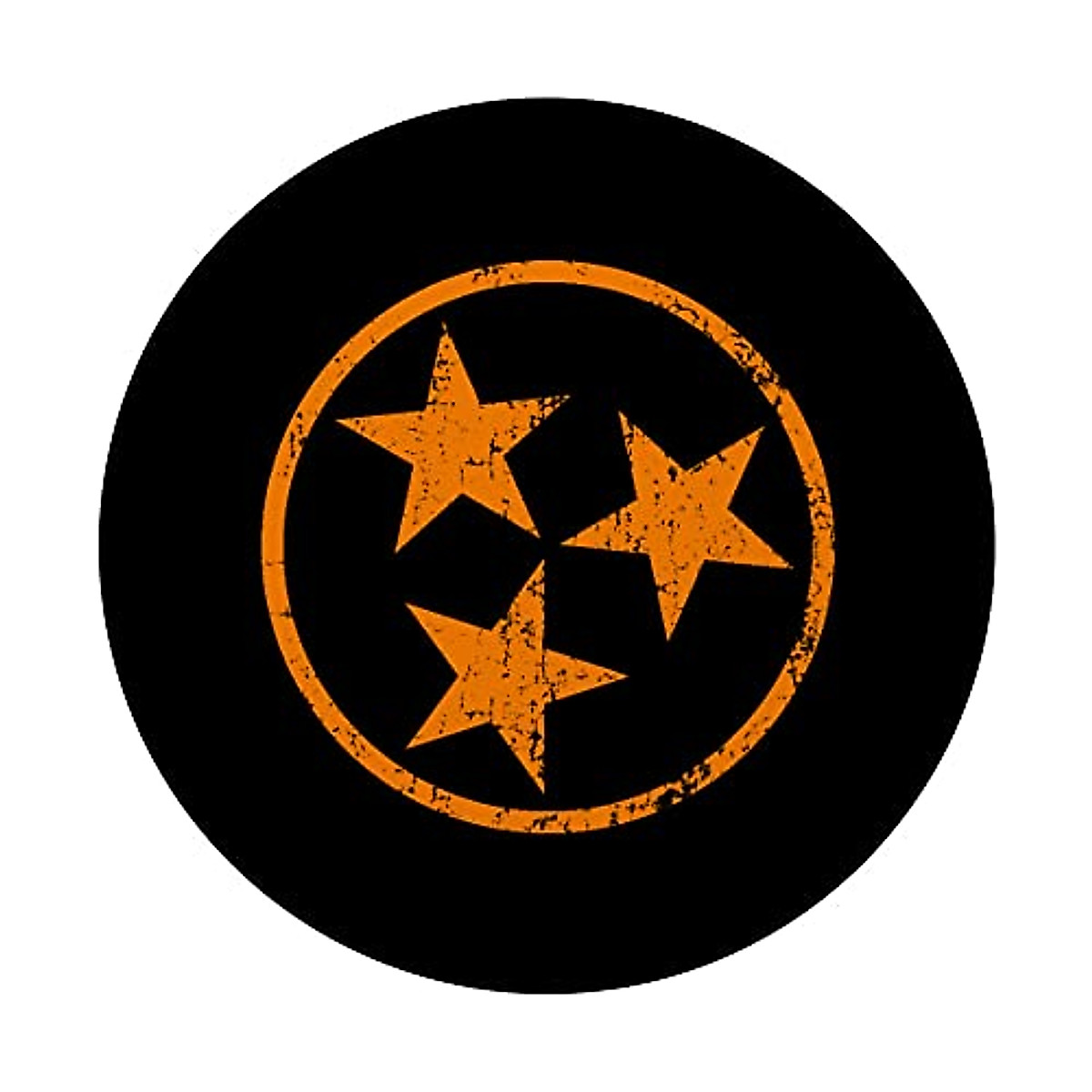 Cute Tennessee Gift for Women Vintage Orange Tennessee Flag PopSockets Swappable PopGrip