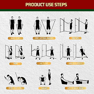 VEICK Resistance Bands, Exercise Bands, Workout Bands, Resistance Bands for Working Out with Handles for Men and Women, Exercising Bands for Strength Training Equipment at Home