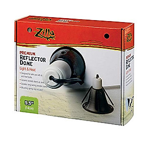 Zilla Premium Reflector Domes 5.5 Inches,Black