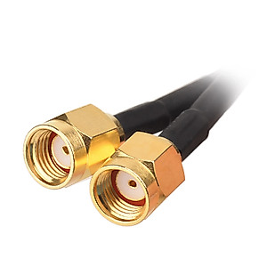 Eightwood WiFi Antenna with RP-SMA Male Connector, 2.4GHz 5GHz Dual Band Antenna Magnetic Base for PCI-E WiFi Network Card USB Adapter Wireless Router