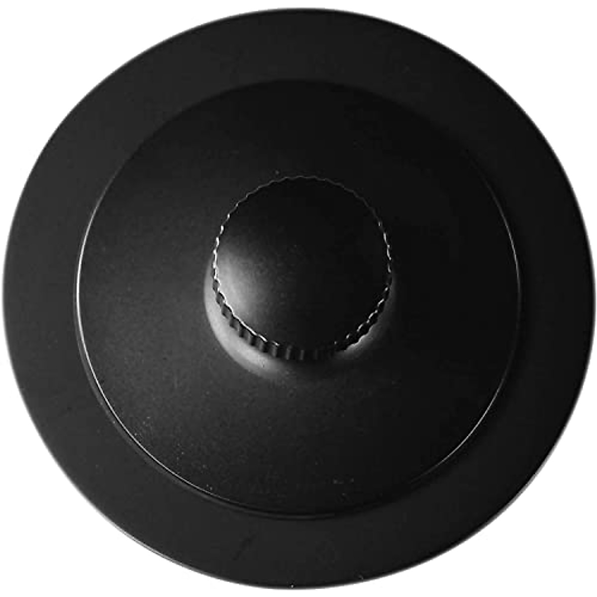 Westbrass D941K-62 1-3/8" Fine Thread Twist & Close Bathtub Drain Trim with One-Hole Overflow Faceplate, 1 Pack, Matte Black