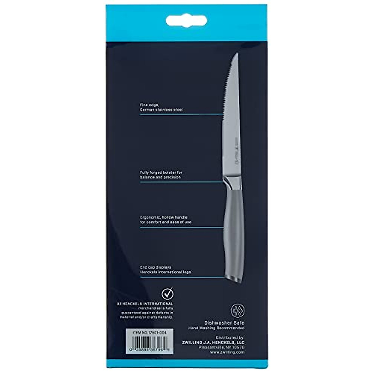 HENCKELS Modernist Razor-Sharp Steak Knife Set of 4, German Engineered Informed by 100+ Years of Mastery, Stainless Steel