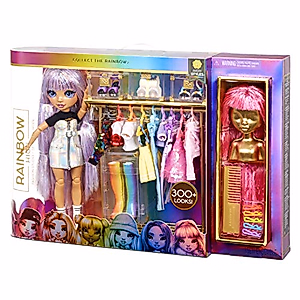 Rainbow High Fashion Studio with Avery Styles Fashion Doll Playset Includes Designer Outfits & 2 Sparkly Wigs for 300+ Looks, Gifts for Kids & Collectors, Toys for Kids Ages 6 7 8+ to 12 Years Old