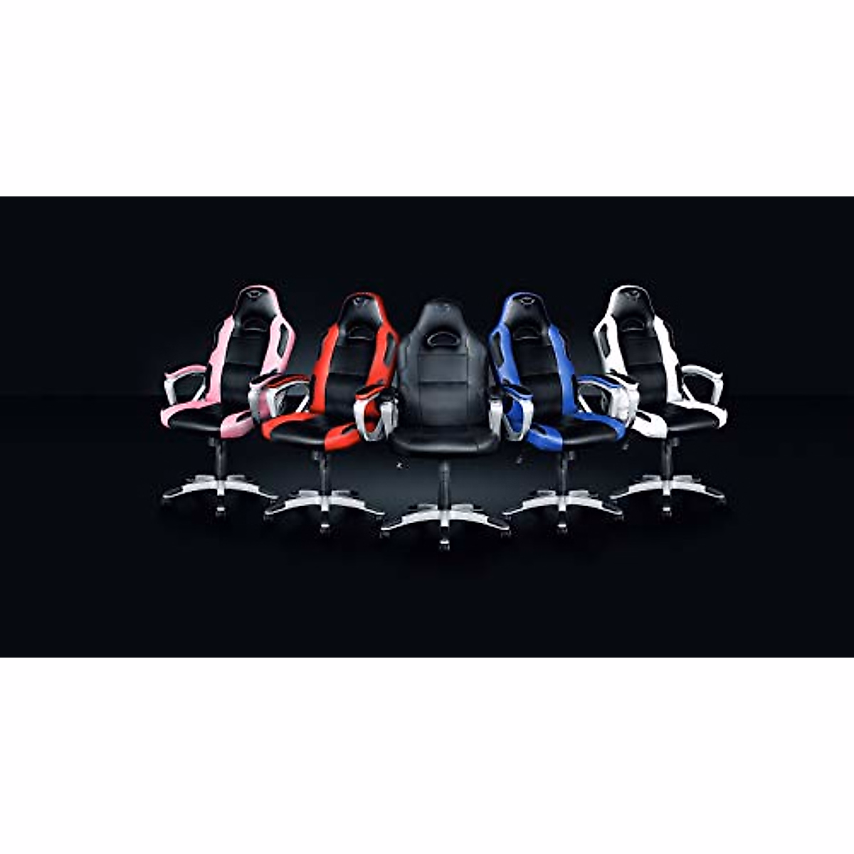 Trust Gaming Chair GXT 705 Ryon - Ergonomic PC Desk Swivel Chair, Full 360° Rotatable, Class 4 Gas Lift, Armrest with Cushions, Tilting Seat, Double Wheels - Black