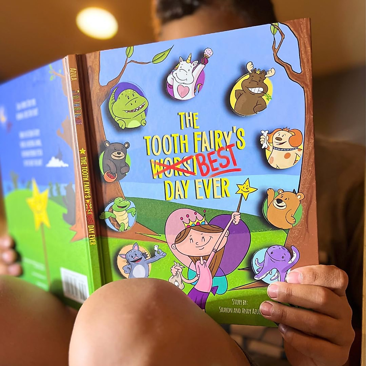 The Tooth Brigade Book and Tooth Fairy Pillow Bundle, Interactive Set Includes 8" Plush Toy with Lost Tooth Pocket and The Tooth Fairy's Best Day Ever! Hardcover Book (Sprinkles Unicorn Bundle)