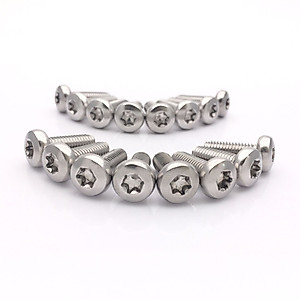 M4 Pan Head Torx Socket Cap 304 Stainless Steel Machine Screw,Pack of 30-Piece (M4 x 10mm)