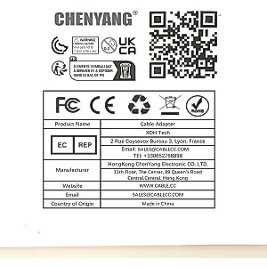 chenyang USB C HUB,USB C to RJ45/USB A/C Data/PD 65W Fast Charging 4 in 1 Multiport Adapter Support Network/Data/Charging Working at The Same time
