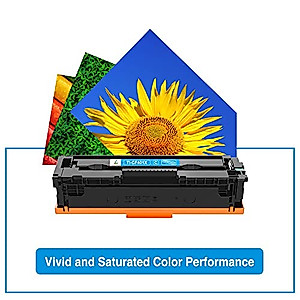TRUE IMAGE Compatible Toner Cartridge Replacement for HP 201A 201X CF400X CF400A Color Pro MFP M277dw M252dw M277c6 CF401X CF402X CF403X M252 M277 Printer (Black Cyan Yellow Magenta, 4-Pack)