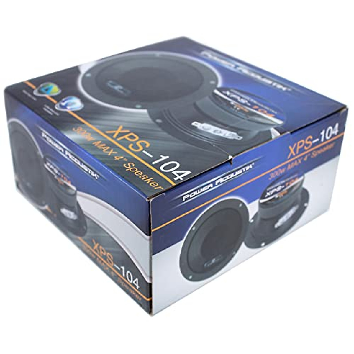 P Acoustik 4X Sealed Back 4" 1200W Mid Range Car Audio Speaker XPS-104