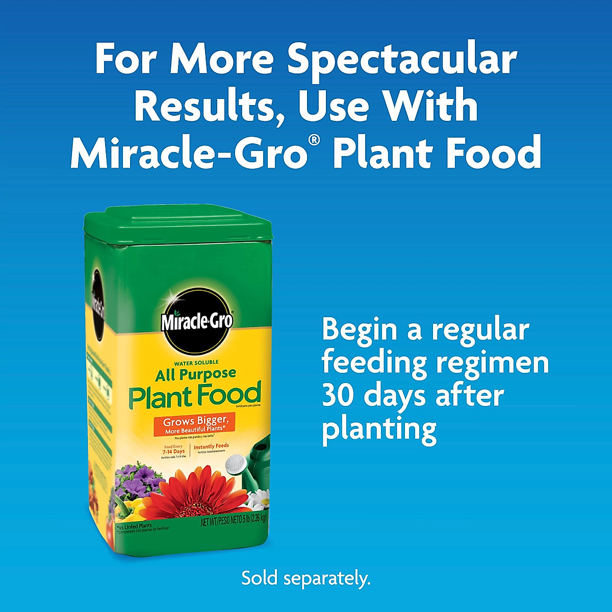 Miracle-Gro Moisture Control Potting Mix - Soil for Indoor & Outdoor Containers, Added Fertilizer Feeds Up to 6 Months, 8 qt.