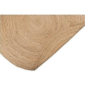 Hand Braided Round Jute Rug Area 4x4 Round Rug Custom Size Round Rug Indian Handmade Home Decor Round Rug 120x120 cm