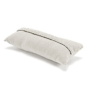 Klear Vu Rumba Adirondack Outdoor Chair Cushion with Ties for Patio Furniture, Water-Repellant and UV Resistant, Premium Fabric, Back Pillow and Headrest, 20"x20", 3 Piece Set, Beige