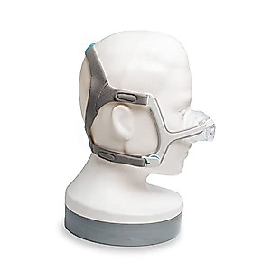 Headgear Replacement Straps for ResMed AirFit N20 Nasal Pillow CPAP Mask by Snugell | Gray and Blue Color | Pack of Two (2) Straps | Clips Not Included | Durable Premium Nylon Material