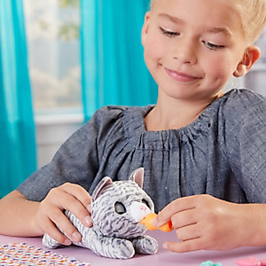 FurReal Newborns Kitty Interactive Animatronic Plush Toy: Electronic Pet with Sound Effects and Closing Eyes, for Kids Ages 4 and up