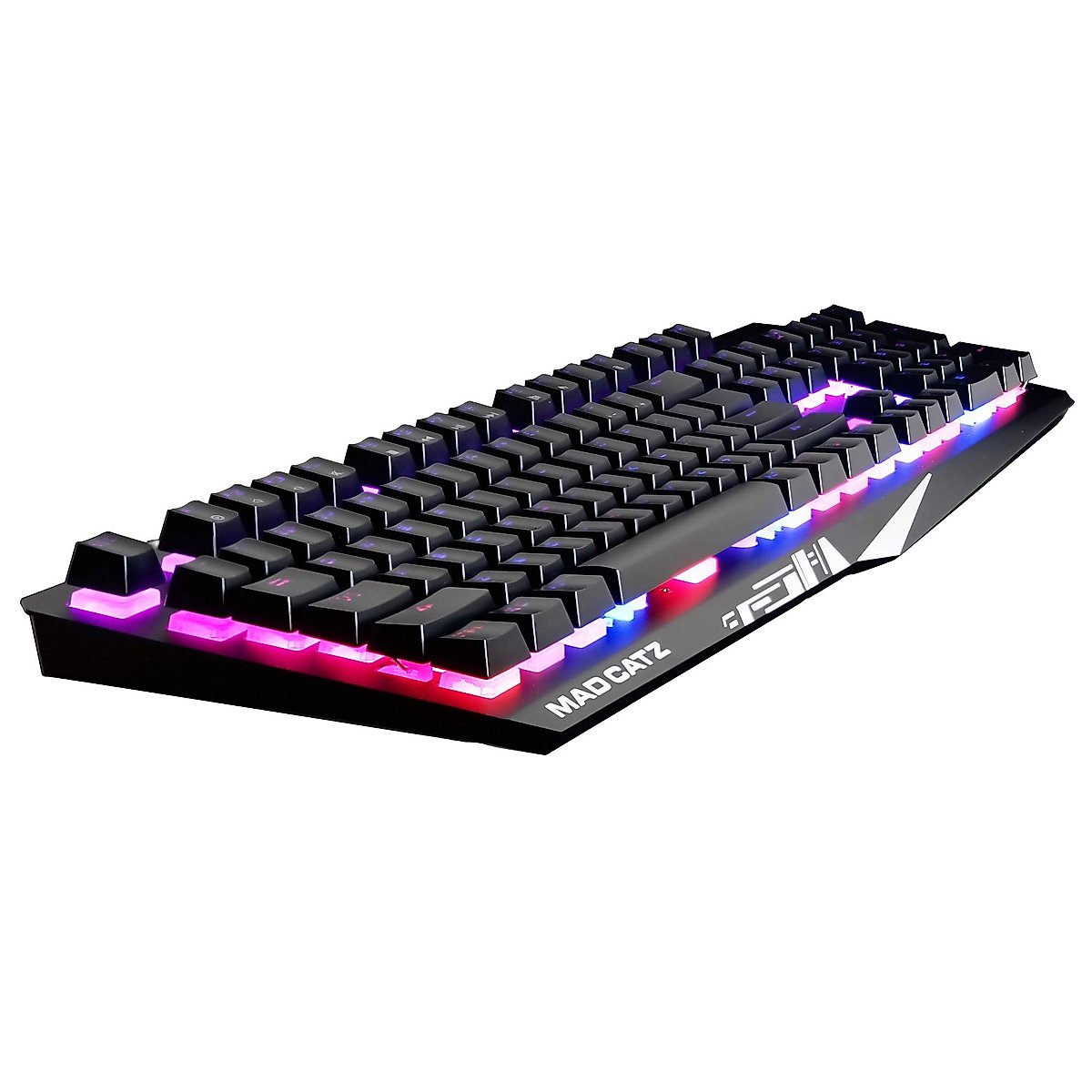 Mad Catz KS13MRUSBL000-0JI Gaming Keyboard, S.T.R.I.K.E. 2, Membrane Gaming Keyboard, English US Layout, 9 Types of RGB Lighting Patterns, Authentic Japanese Product, 2 Year Warranty